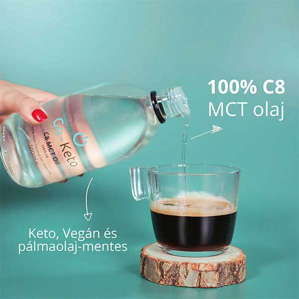 Bio MCT-olaj C8 500 ml – Dr. Lenkei Clean Food